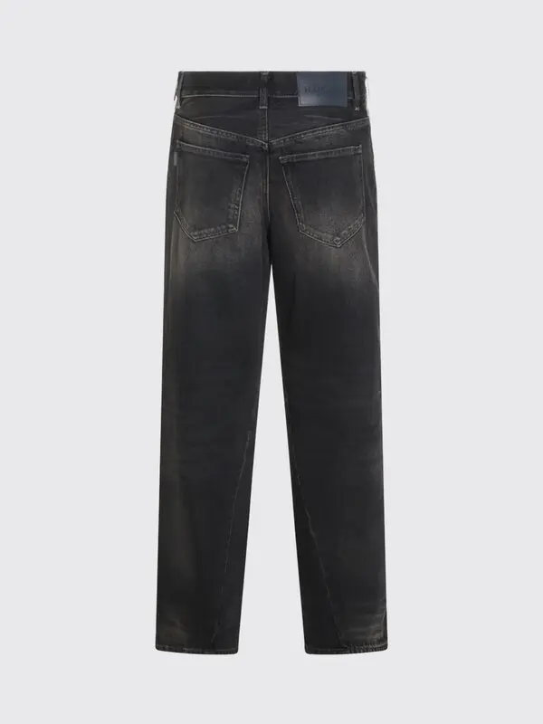 HAIKURE Wash Zipper Detailed Jeans