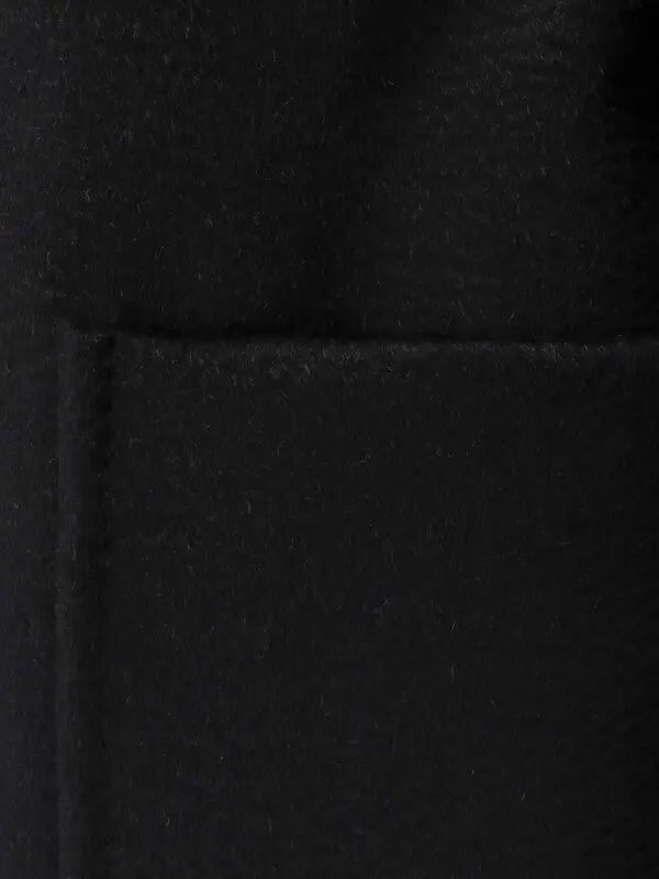 Max Mara Wool Robe Coat - Black