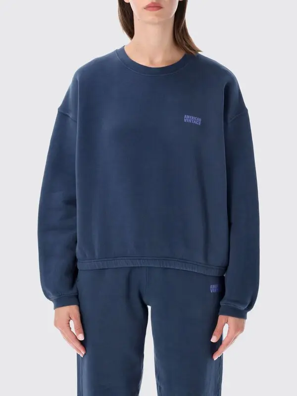 American Vintage Crewneck Sweatshirt - Blue