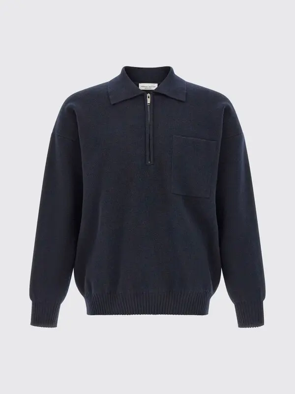 ROBERTO COLLINA Zip Up Sweater With Pocket