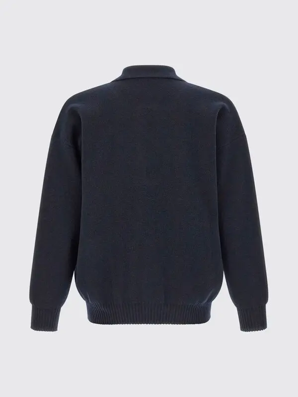 ROBERTO COLLINA Zip Up Sweater With Pocket