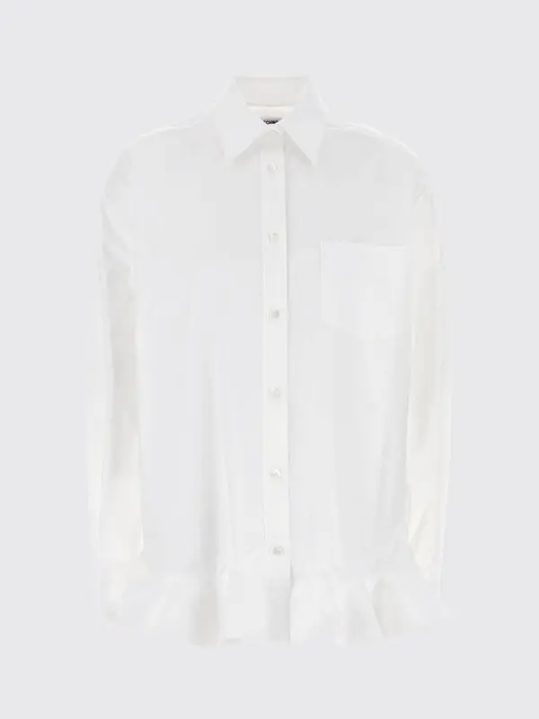 Moschino Button-up Shirt With Ruffled Hem