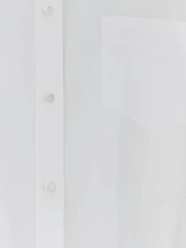 Moschino Button-up Shirt With Ruffled Hem