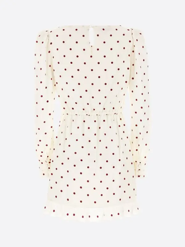 Alessandra Rich Polka Dot Dress