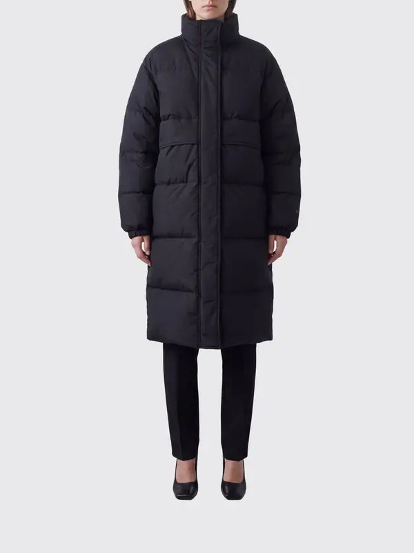 JIL SANDER Quilted Longline Jacket - Black