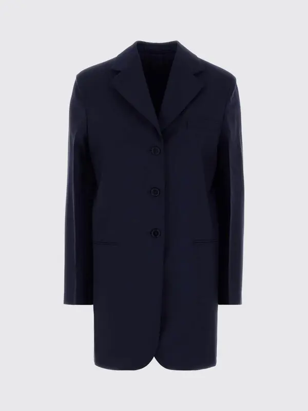 JIL SANDER Knee-length Single-breasted Blazer In Virgin Wool And Mohair