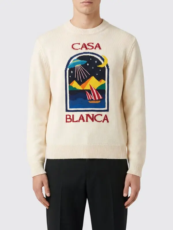 Casablanca Sweatshirt - Yellow Cream