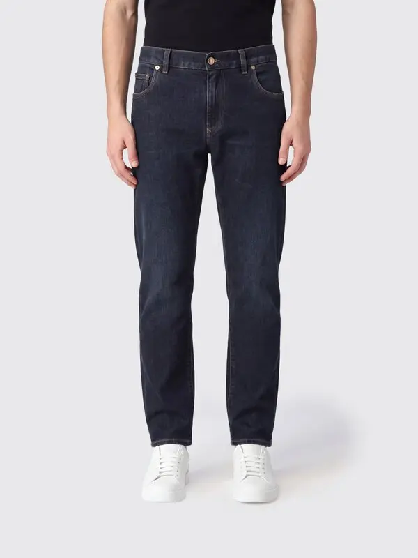Dolce & Gabbana Mid-rise Straight Jeans With Logo Plaque