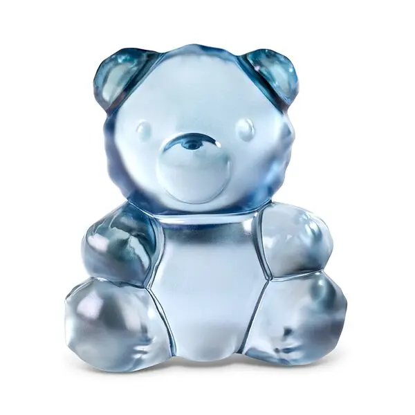 Lalique Teddy Air Luster Small Sculpture - Blue