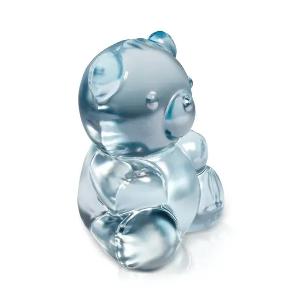 Lalique Teddy Air Luster Small Sculpture - Blue