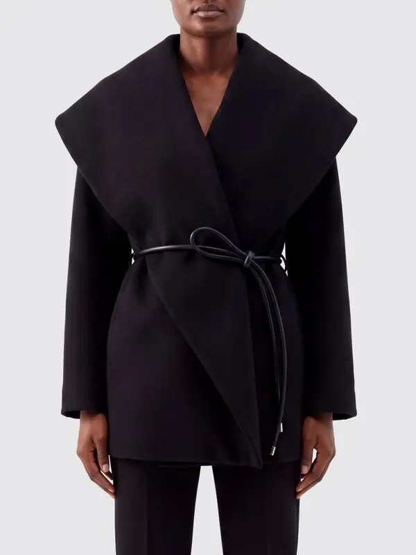 Sportmax Belted Shawl Collar Jacket - Black