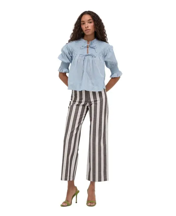 Hill House Home Zinnia Top - Dusty Blue