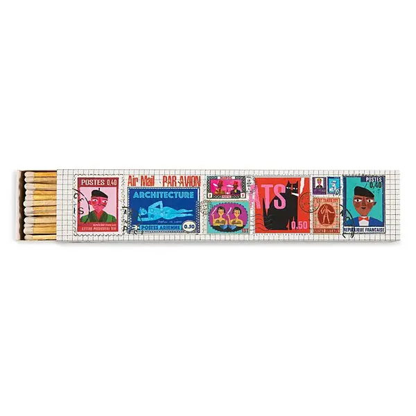 ARCHIVIST GALLERY Long Postage Stamp Design Matches