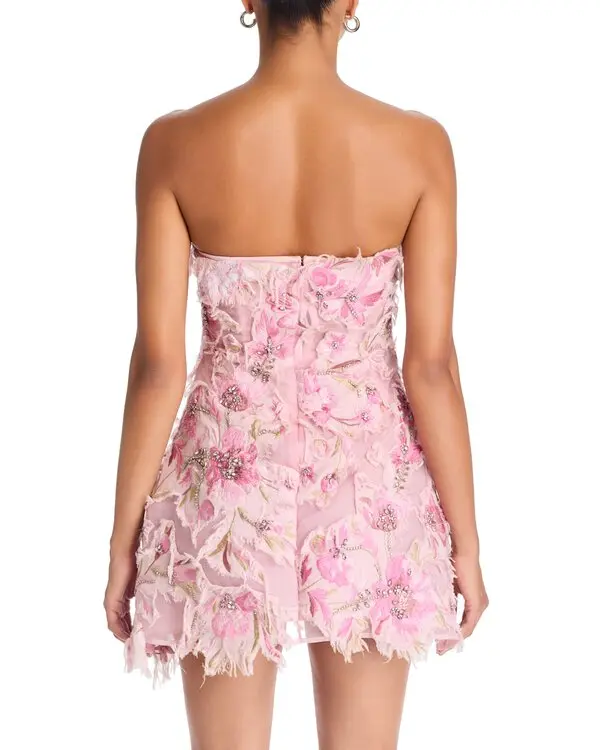 LoveShackFancy Sommaire Embellished Mini Dress