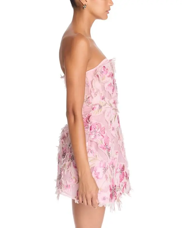 LoveShackFancy Sommaire Embellished Mini Dress