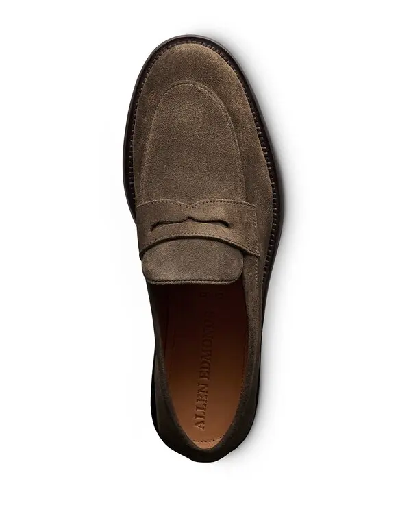 Allen Edmonds Como Suede Penny Loafers