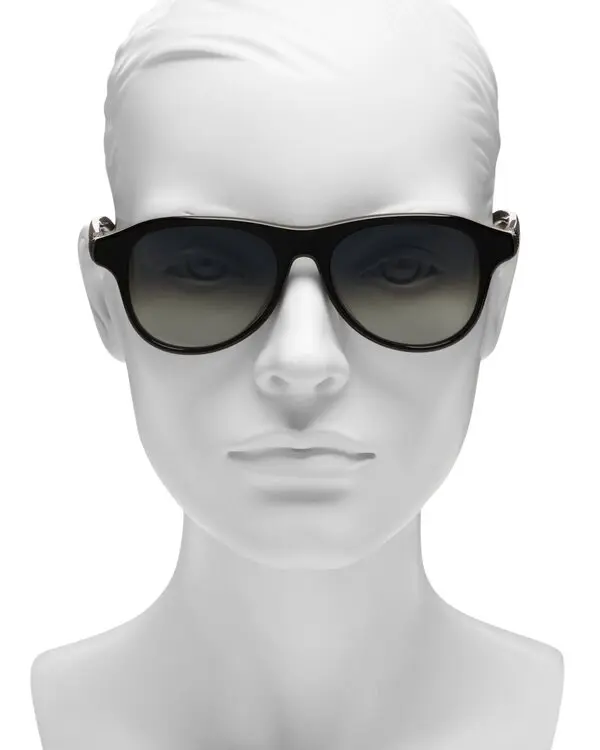 Brunello Cucinelli Aviator Sunglasses - Black