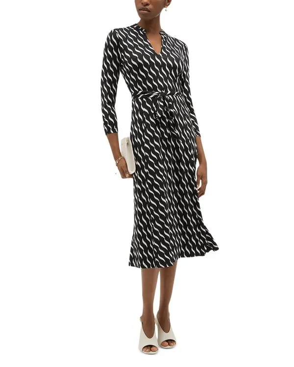 HOBBS LONDON Petite Theodora V Neck Jersey Dress
