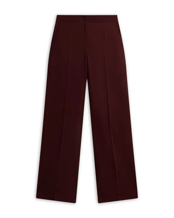 HOBBS LONDON Hadley Mid Rise Wide Leg Trousers