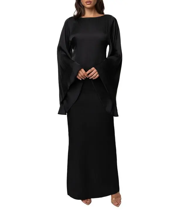 JLUXLABEL Soft Current Maxi Dress - Black
