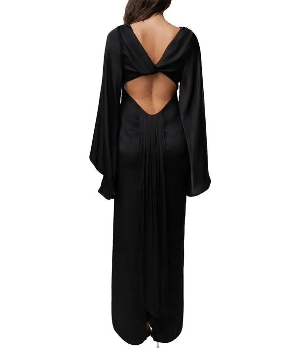 JLUXLABEL Soft Current Maxi Dress - Black