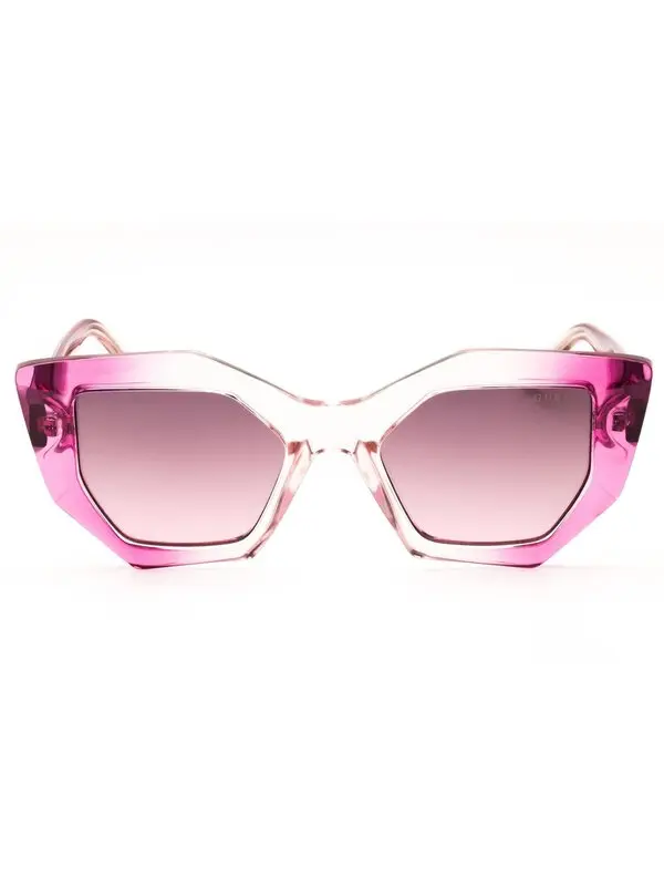 Guess Gu7897 Sunglasses - Lilac/other / Gradient Brown
