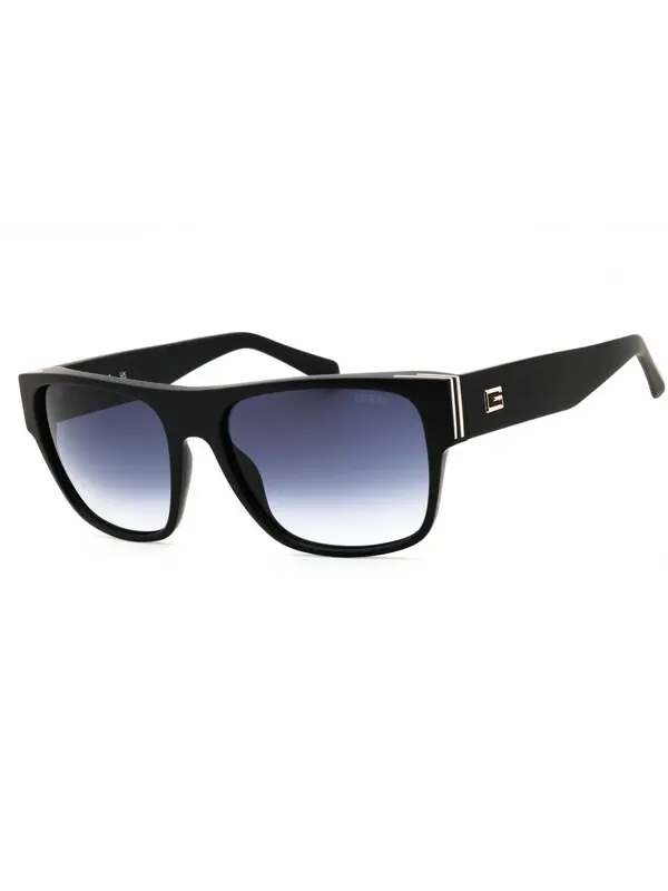 Guess Gu277 Sunglasses - Matte Black / Gradient Blue