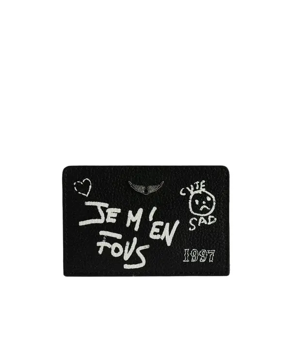 Zadig&Voltaire Zv Pass Arty Tag Card Holder