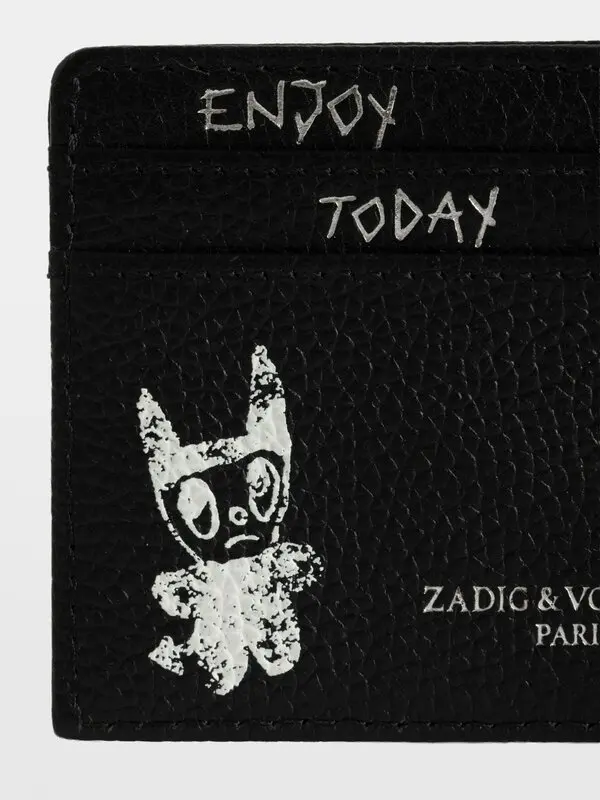 Zadig&Voltaire Zv Pass Arty Tag Card Holder