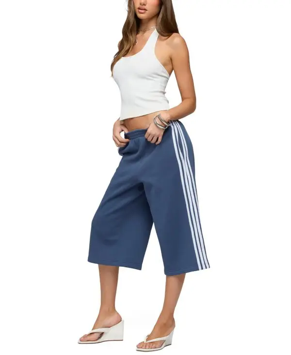 EDIKTED Uma Stripey Bermuda Shorts