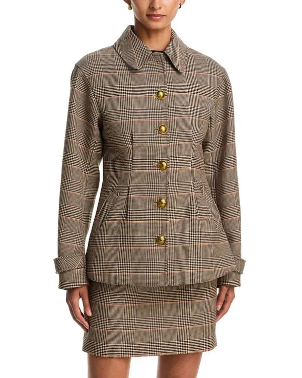 Veronica Beard Severine Jacket - Khaki Multi