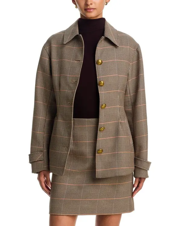 Veronica Beard Severine Jacket - Khaki Multi