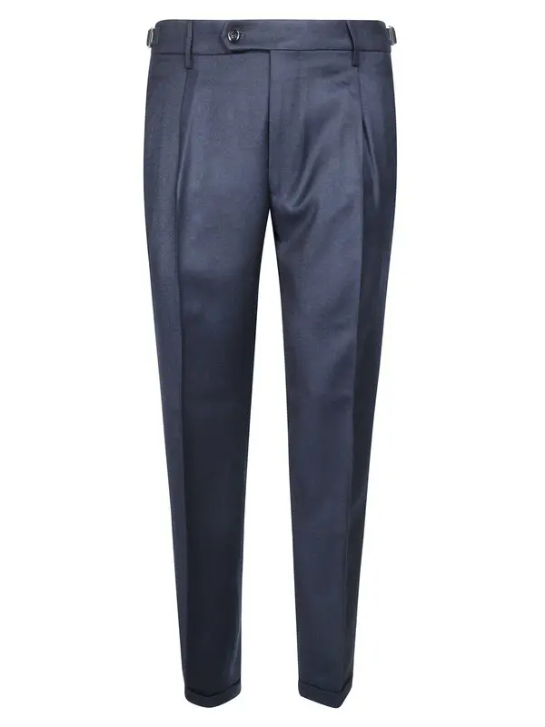 BERWICH Tailored Wool Trousers - Blu