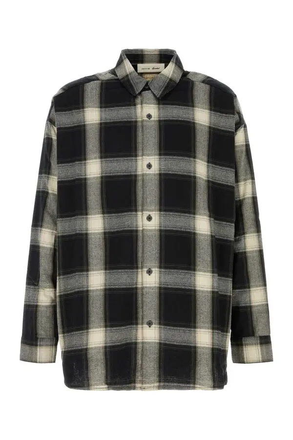 Fear Of God Embroidered Flannel Oversize Shirt