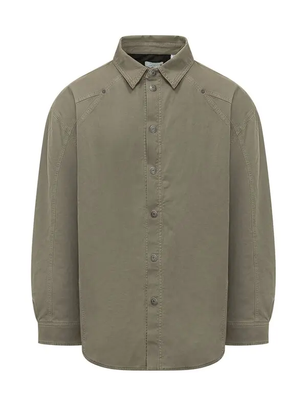 Off-White Racing Staff Overshirt - Dusty Olive