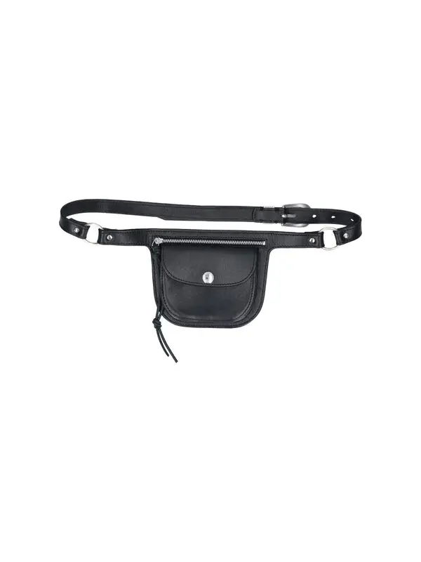 Our Legacy Bull Leather Belt - Black