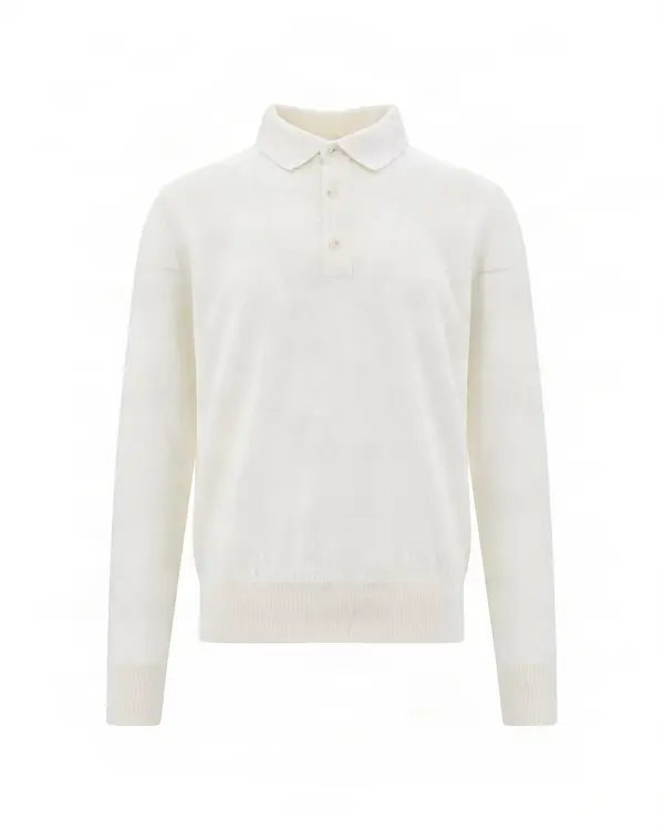 BOSS BLACK Long-sleeve Knit Polo Sweater