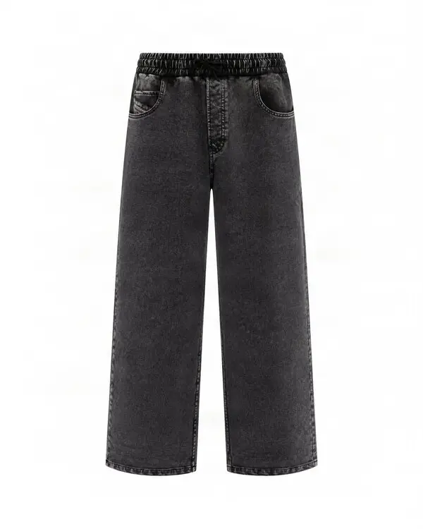 DIESEL® Wide-leg Jeans With Drawstring Waist