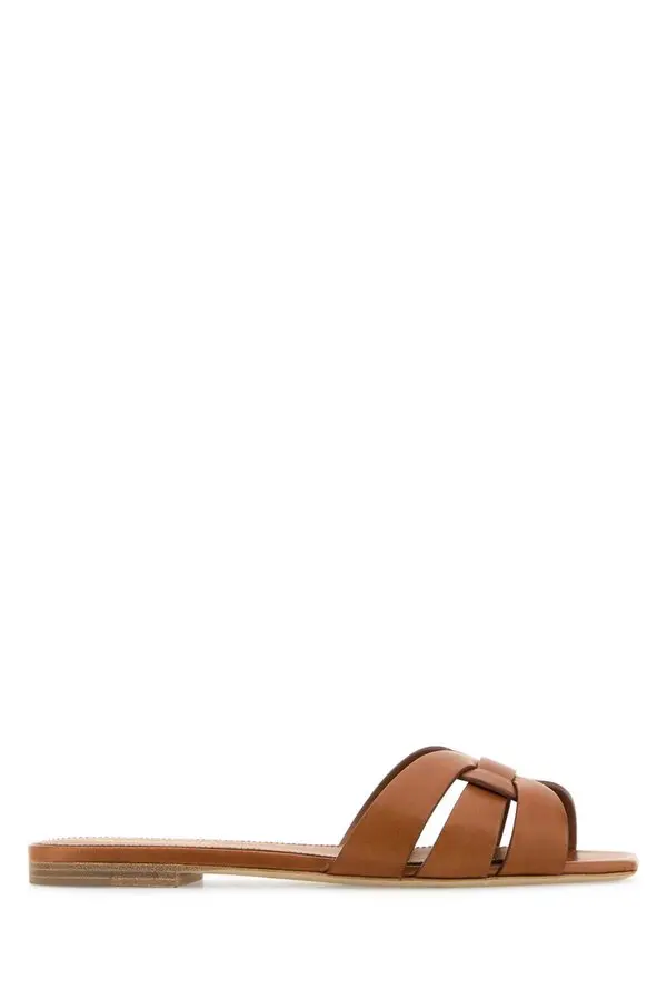 Saint Laurent Tribute Leather Sandals