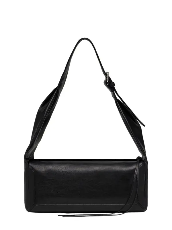 MAISON MARGIELA 100% Sheepskin Leather Shoulder Bag For - Black