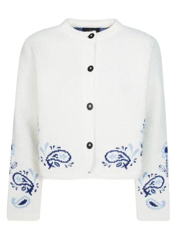 Alanui Inspired Island Roots Foulard-style Jacket - Bianco