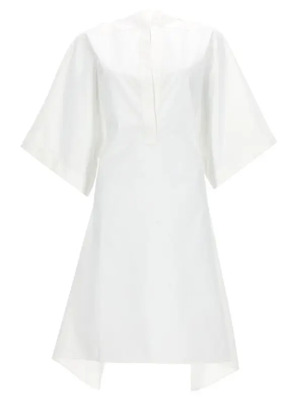 Jacquemus Cotton Shift Dress - White
