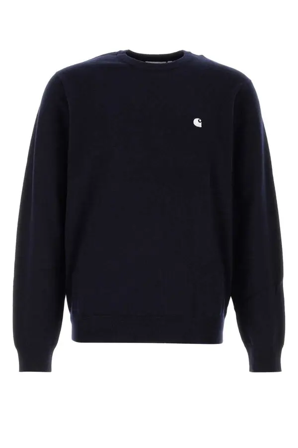 Carhartt Work In Progress Wool Blend Madison Sweater - Blue