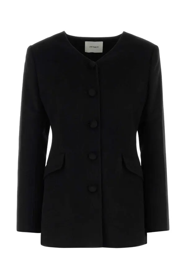 LISA YANG Wool-cashmere Blazer - Black