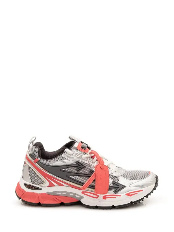 Off-White M-ow Be Right Sneakers - Grey/red
