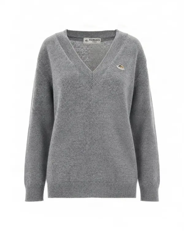 Fiorucci V-neck Wool-cashmere Sweater