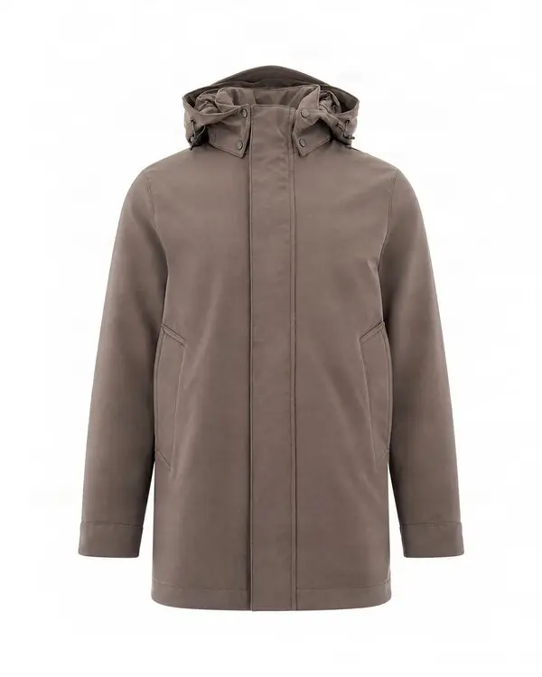 Woolrich Hooded Parka Coat - Falcon