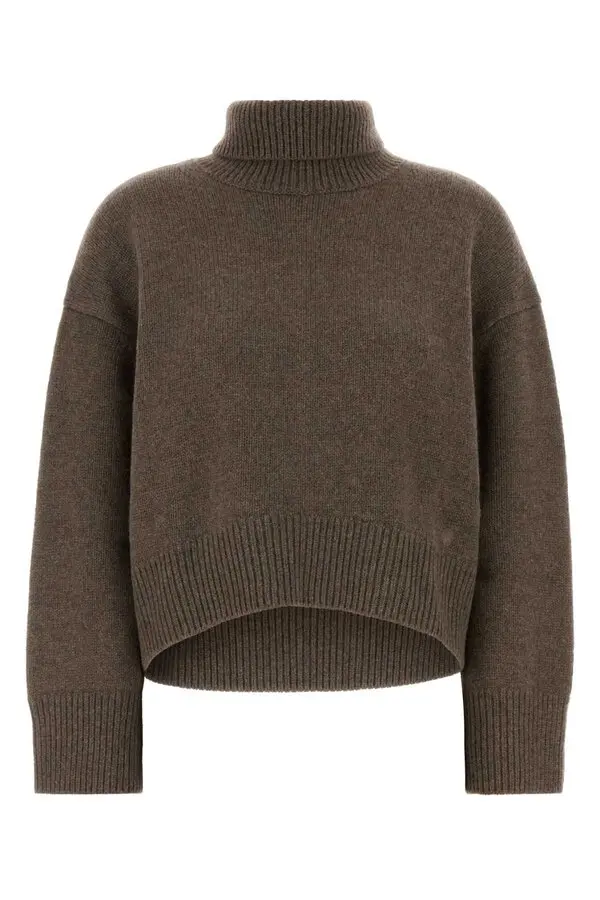 Loulou De Saison Mud Cashmere Jonah Sweater - Brown