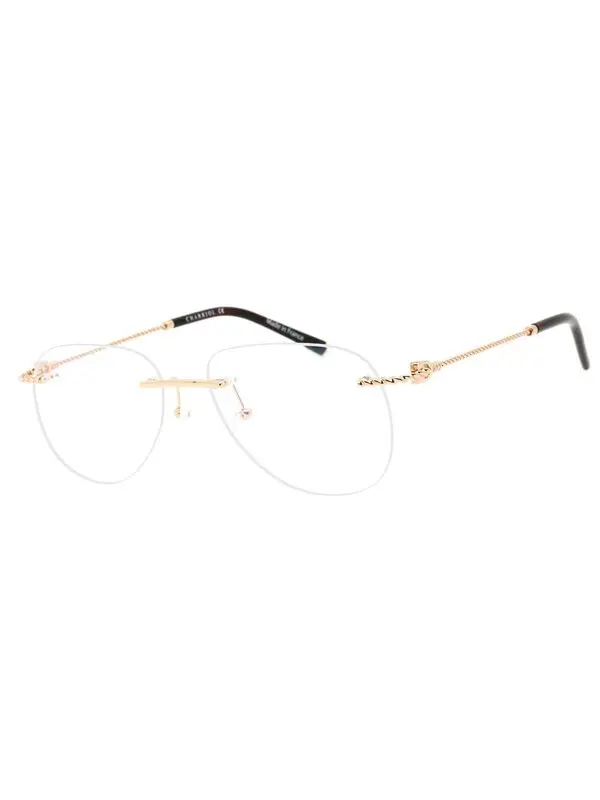 CHARRIOL Pc75099 Aviator Eyeglasses - Shiny Silver/gold / Clear Lens