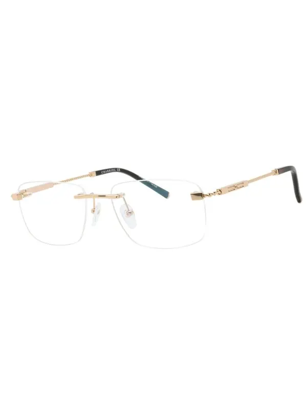 CHARRIOL Pc75103 Rectangular Eyeglasses - Shiny Gold / Clear Lens